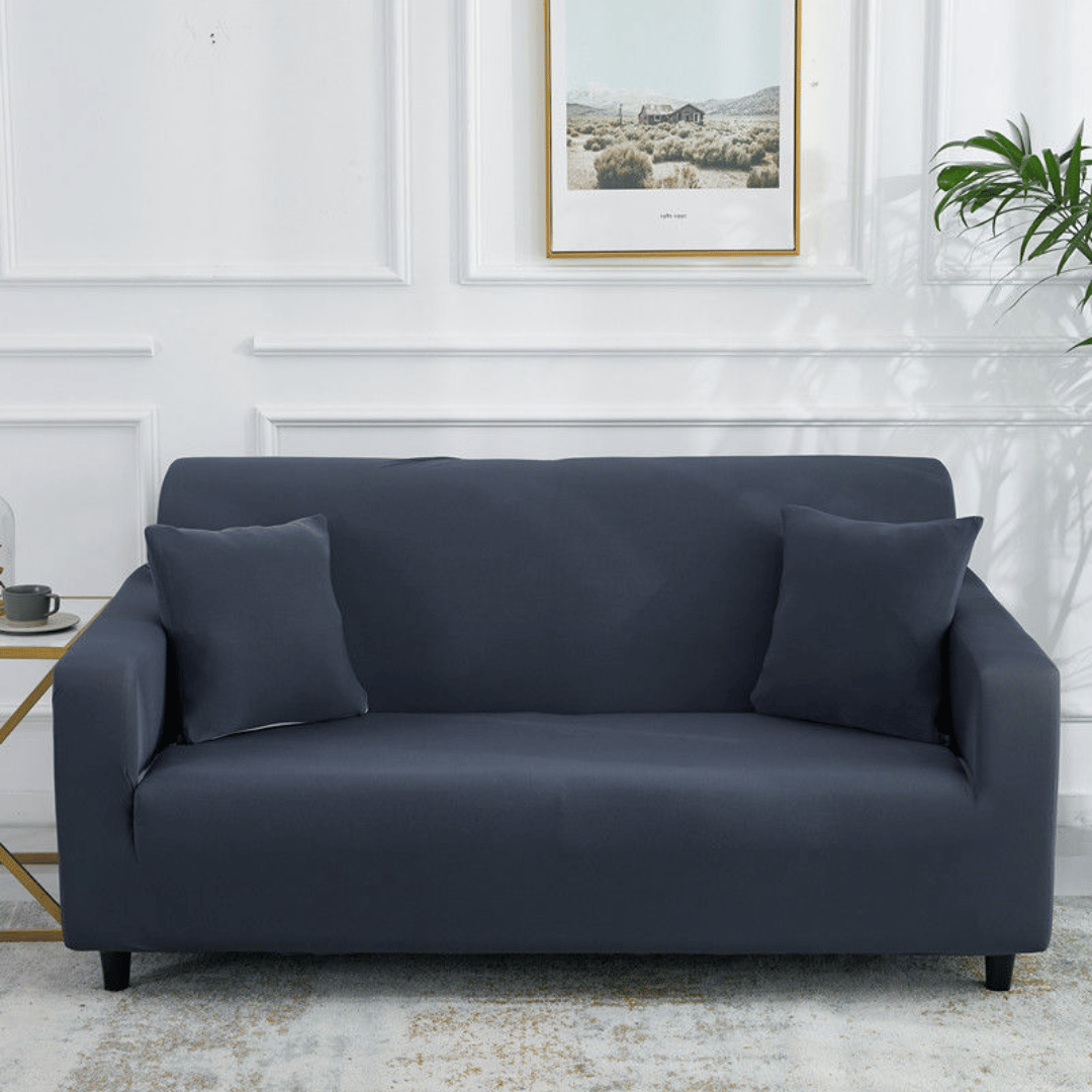 Standard Sofa Slipcovers | Black, Dark & Light Grey, Beige | Plain Sol ...